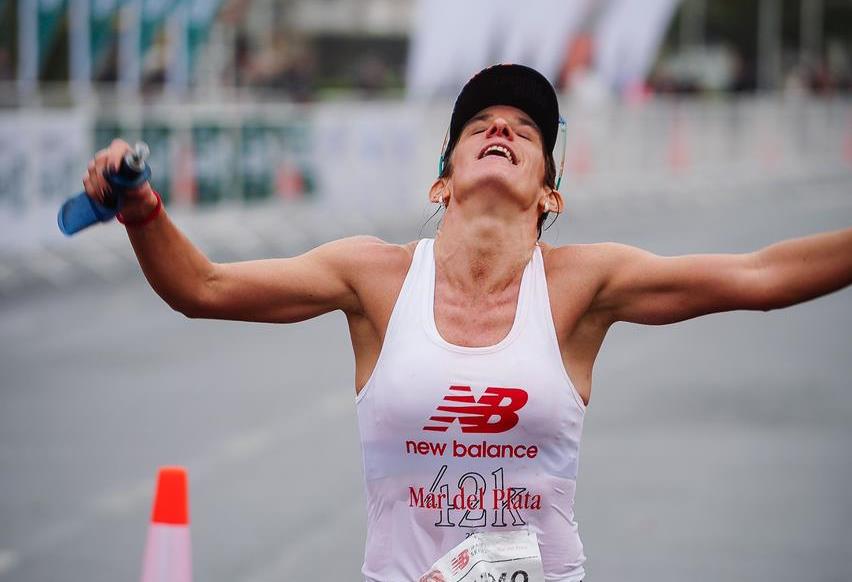 Lucía Dibbern logró un muy buen resultado en la maratón de Mar del ...